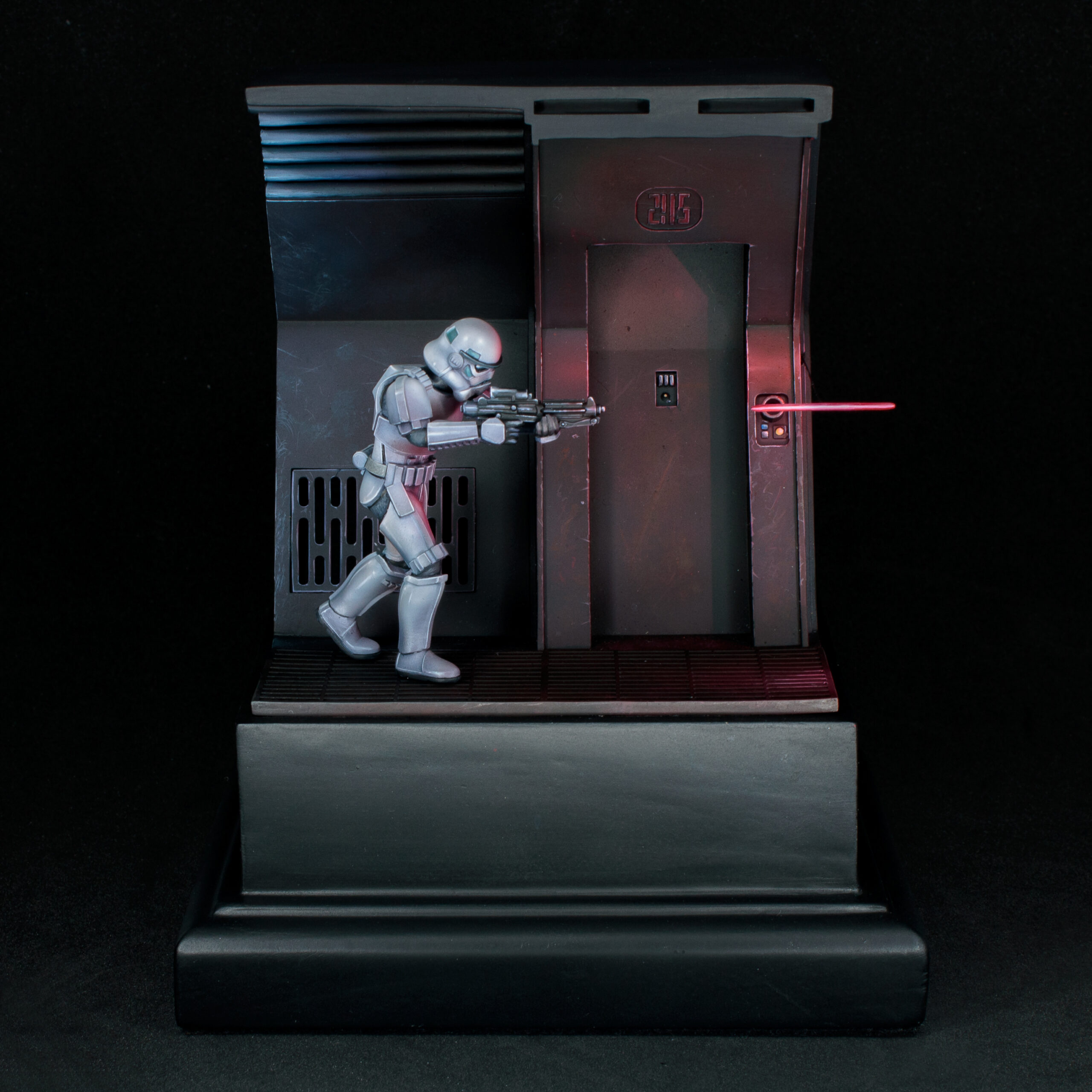 Dark Forces - Stormtrooper Figure Advancing and Firing his Blaster