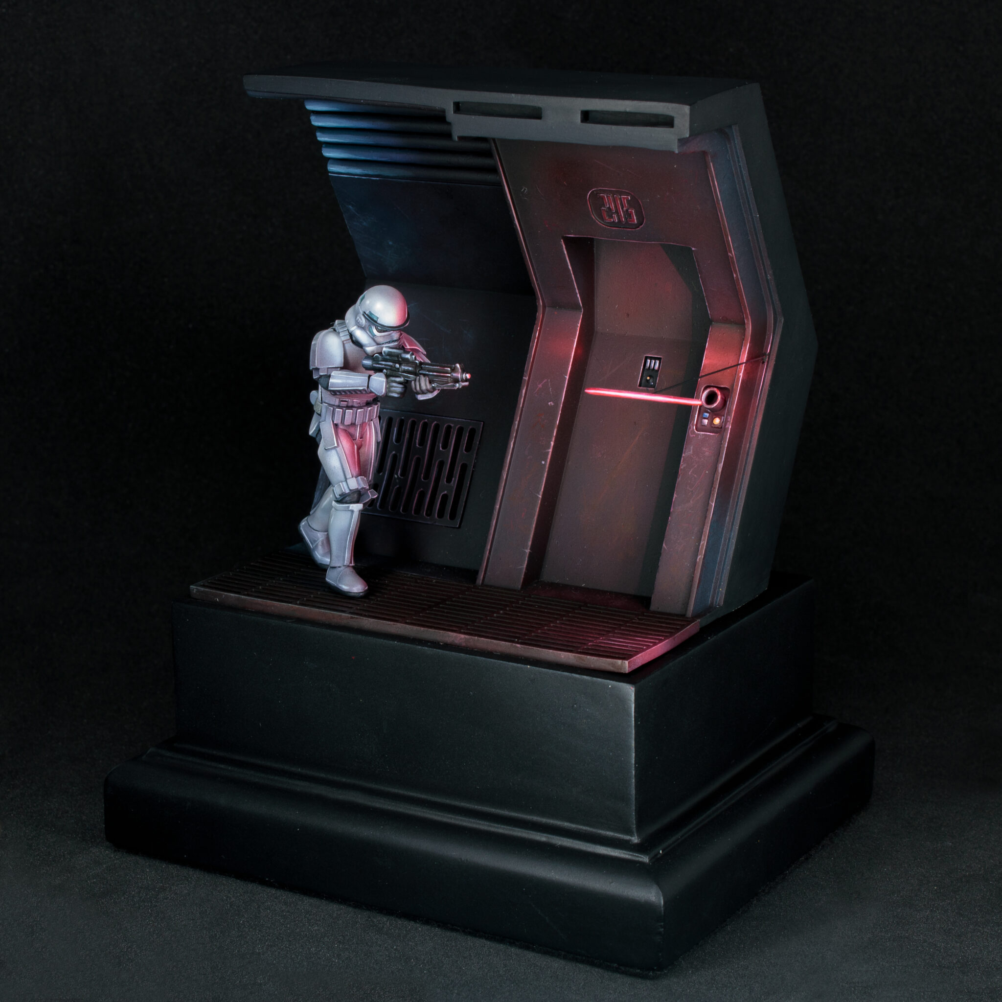 Dark Forces - Stormtrooper Figure Advancing and Firing his Blaster