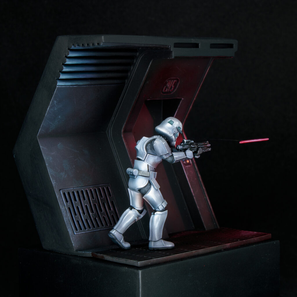 Dark Forces - Stormtrooper Figure Advancing and Firing his Blaster