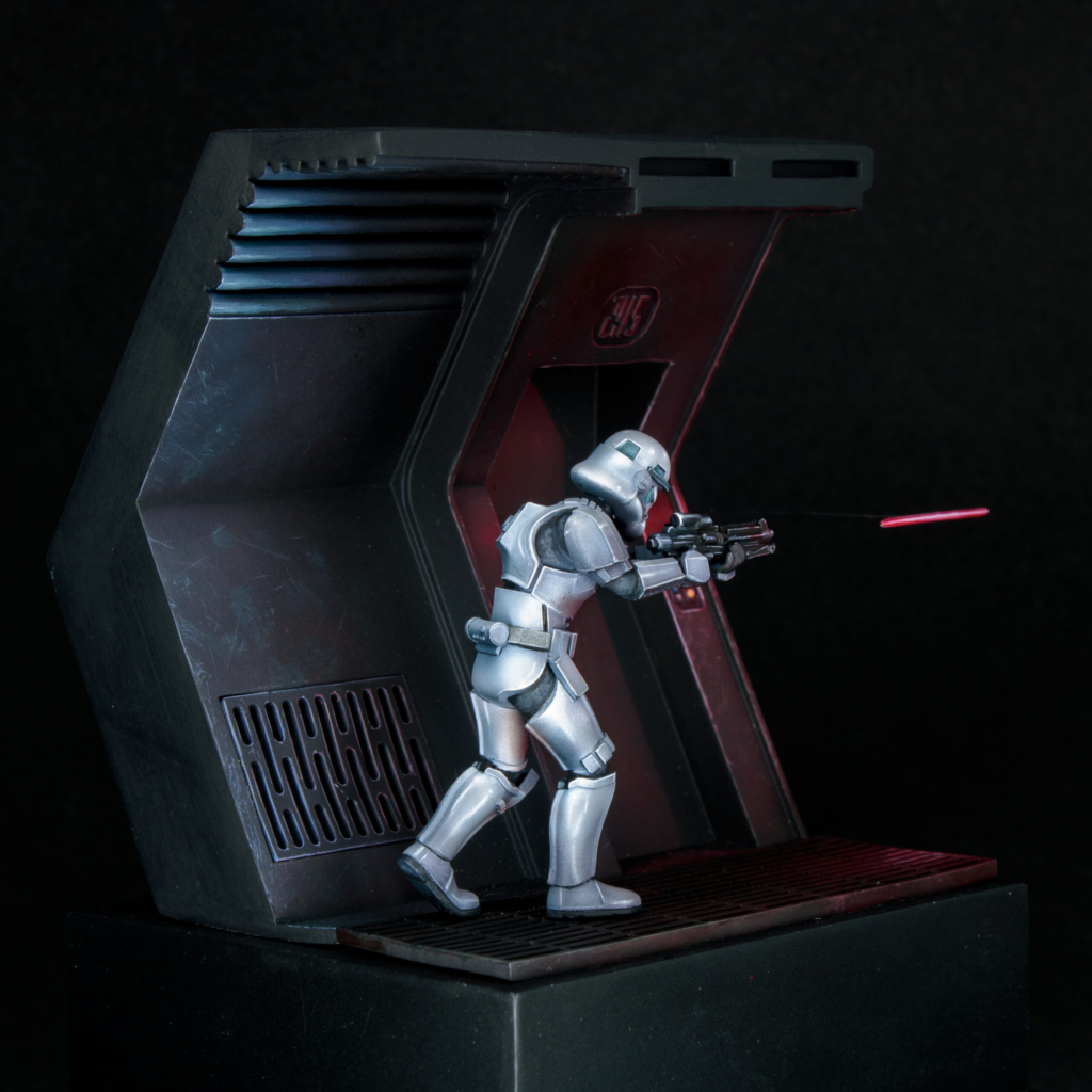Dark Forces - Stormtrooper Figure Advancing and Firing his Blaster