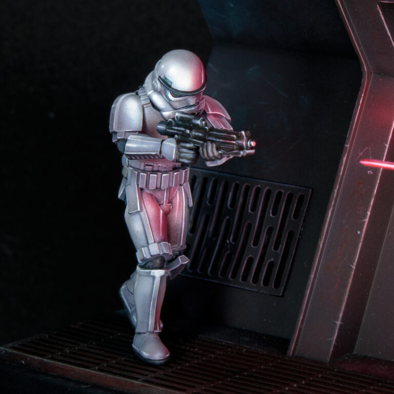 Dark Forces - Stormtrooper Figure Advancing and Firing his Blaster